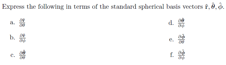 Solved Express the following in terms of the standard | Chegg.com