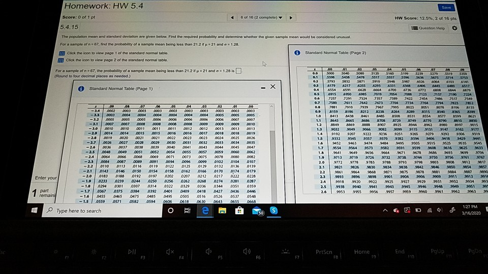 Solved Homework: HW 5.3 Score: 0 of 1 pt 5.3.39 19 of 19 ( | Chegg.com