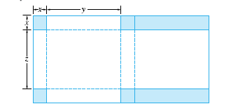 Solved You can build a closed rectangular box by folding, as | Chegg.com