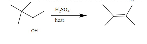 Solved H2SO4 X heat OH | Chegg.com