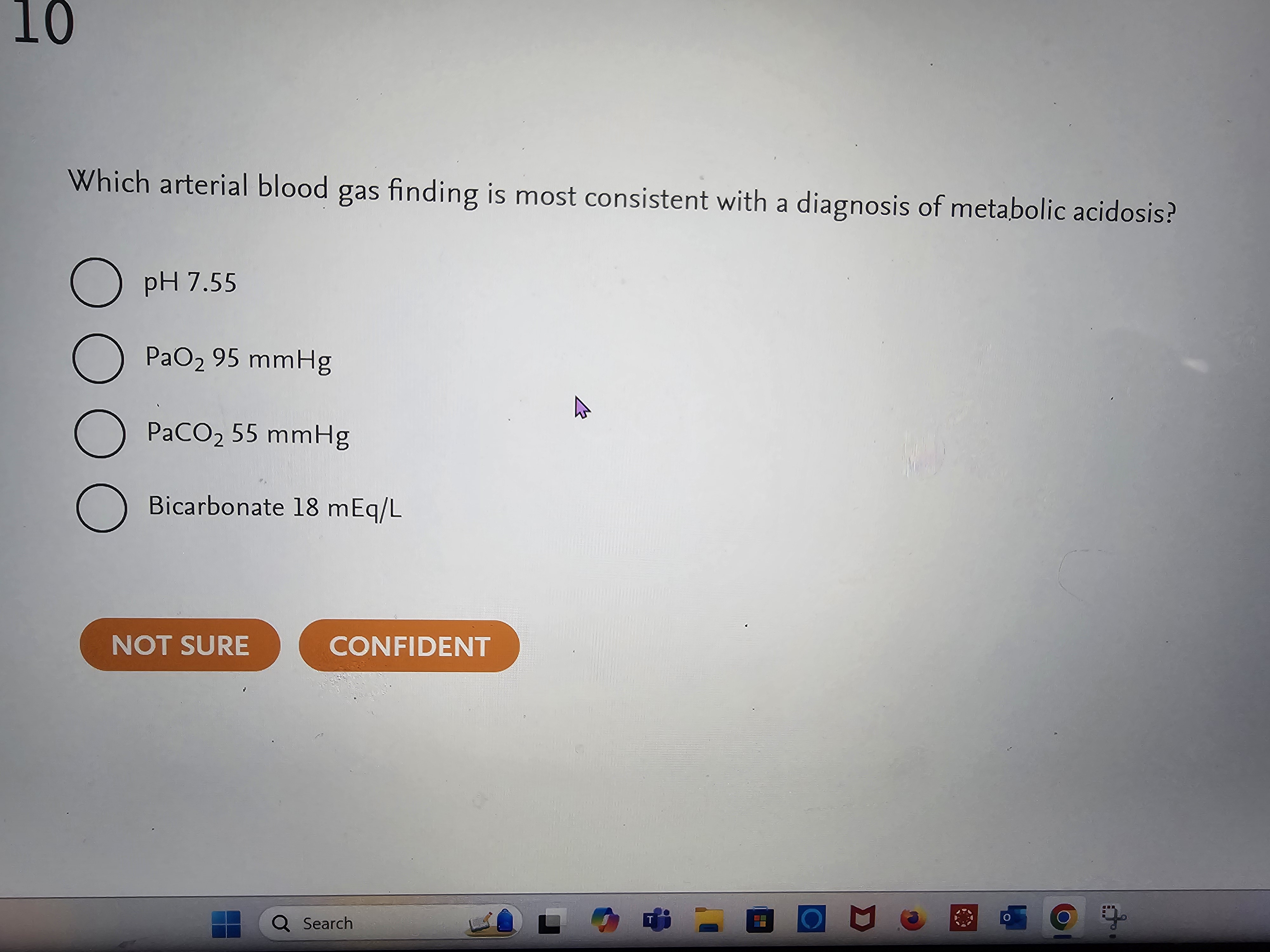 Solved Which arterial blood gas finding is most consistent | Chegg.com