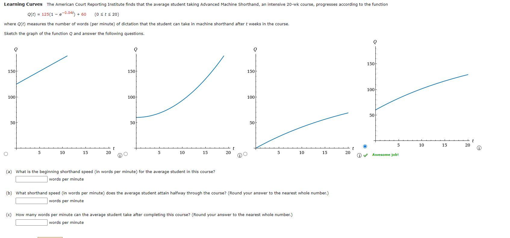 Solved Learning Curves The American Court Reporting | Chegg.com