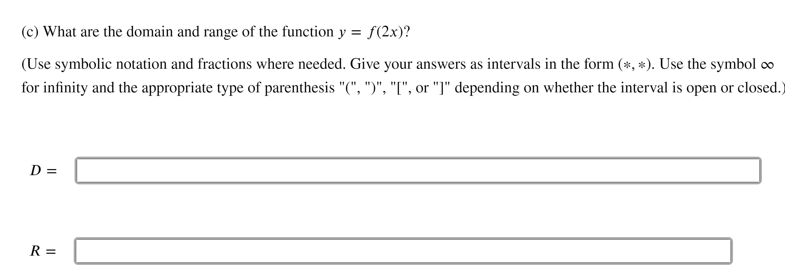 Solved Suppose that f has a domain of [3, 17] and a range of | Chegg.com