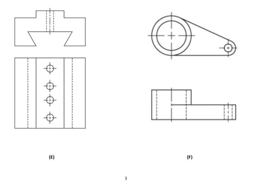 Solved a) Construct all extension lines, dimension lines, | Chegg.com