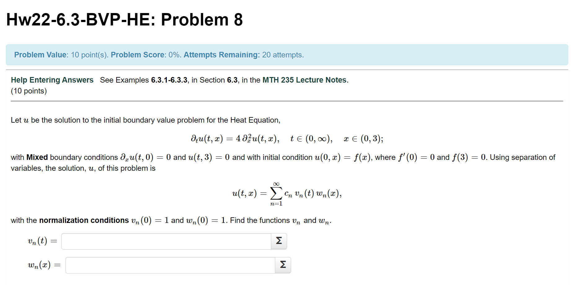 Solved Hw22-6.3-BVP-HE: Problem 8 Problem Value: 10 | Chegg.com