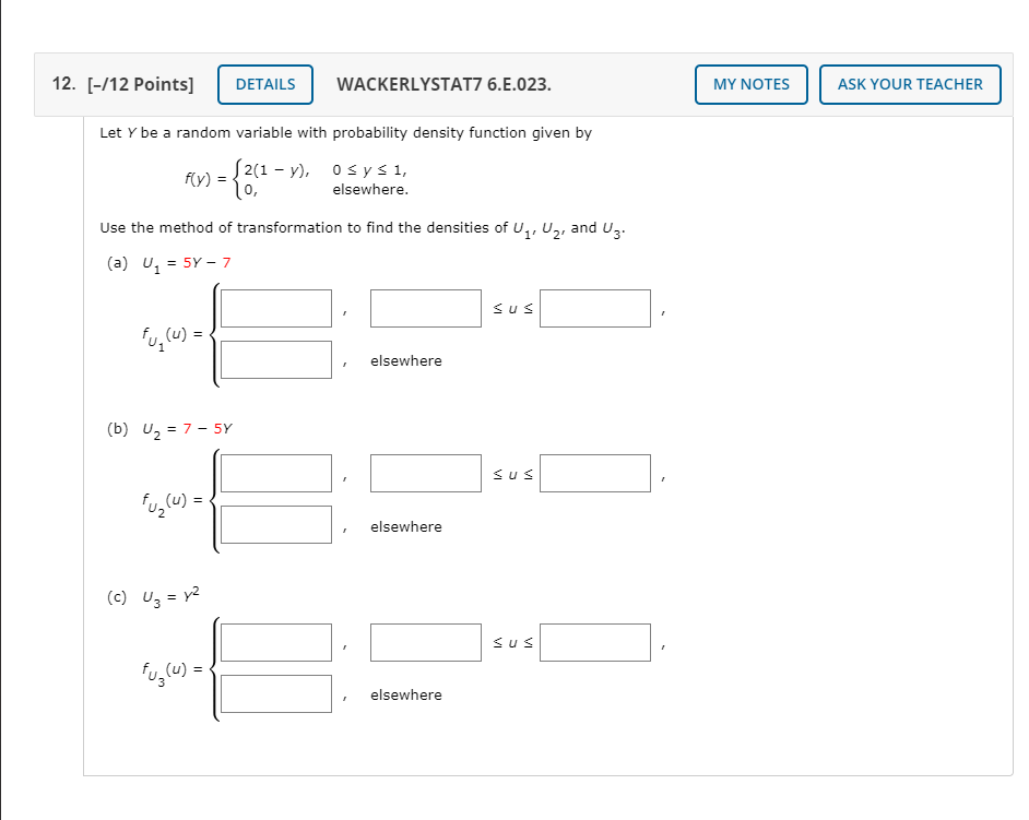 Solved 12. [-/12 Points) DETAILS WACKERLYSTAT7 6.E.023. MY | Chegg.com Solved 12. [-/12 Points) DETAILS WACKERLYSTAT7 6.E.023. MY | Chegg.com