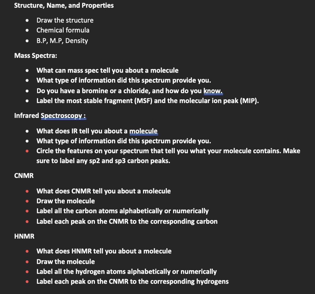 Solved Structure, Name, and Properties . Draw the structure | Chegg.com