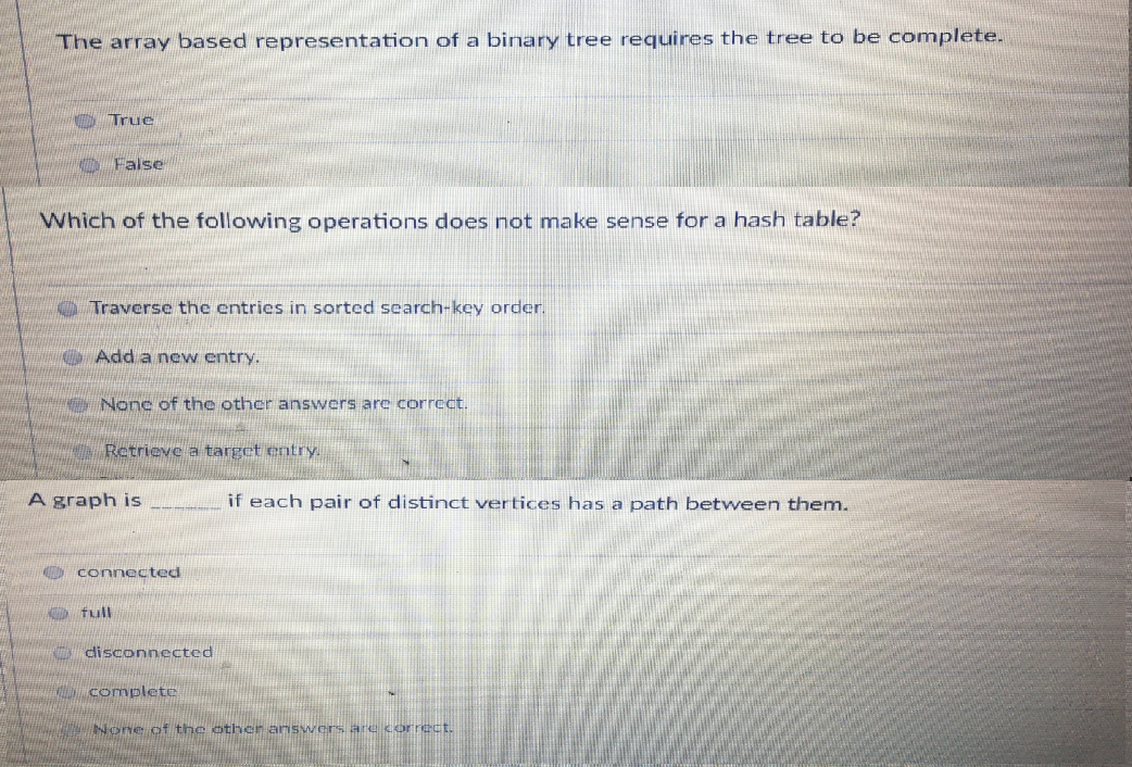 Solved The Array Based Representation Of A Binary Tree 7392