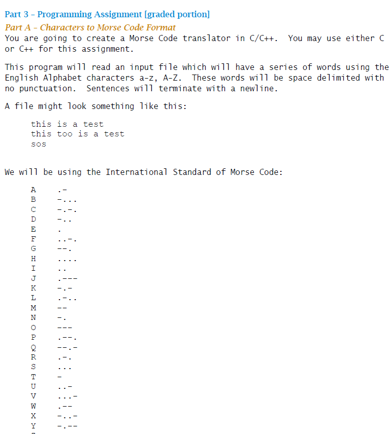 Solved Part 3 - Programming Assignment [graded portion] Part | Chegg.com