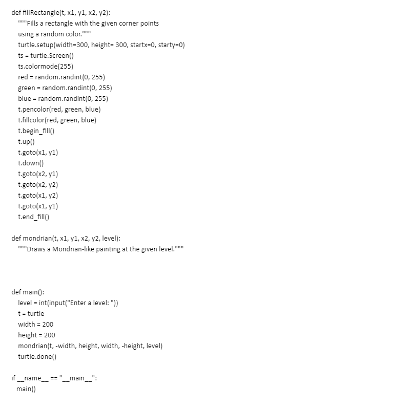 Solved The twentieth-century Dutch artist Piet Mondrian | Chegg.com