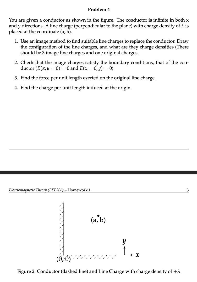 Solved Problem 4You are given a conductor as shown in the | Chegg.com