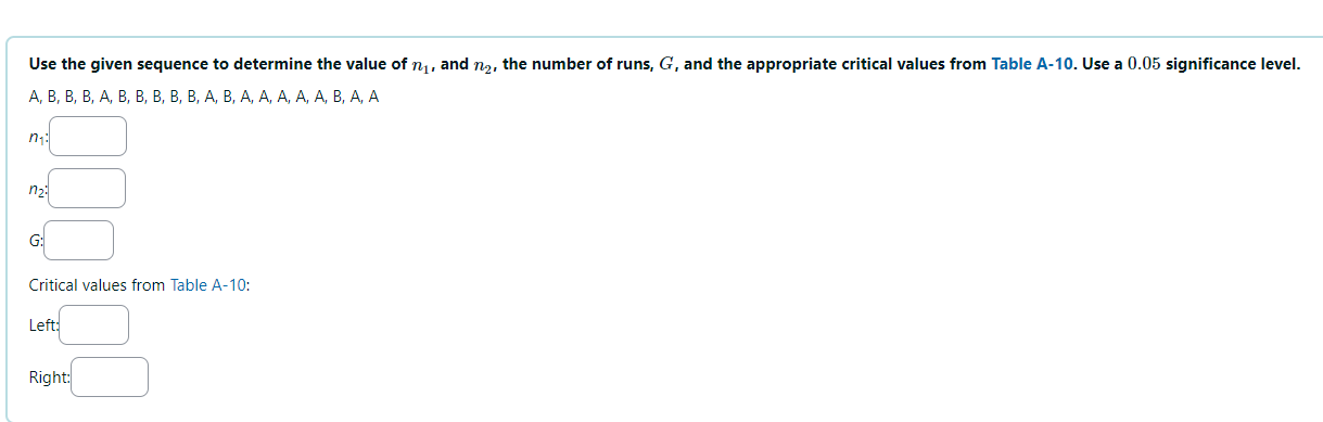 Solved Use the given sequence to determine the value of n1, | Chegg.com