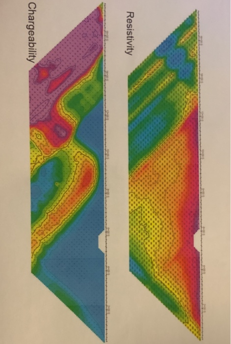 QUESTION 4: IP Pseudosection The pseudosection below | Chegg.com