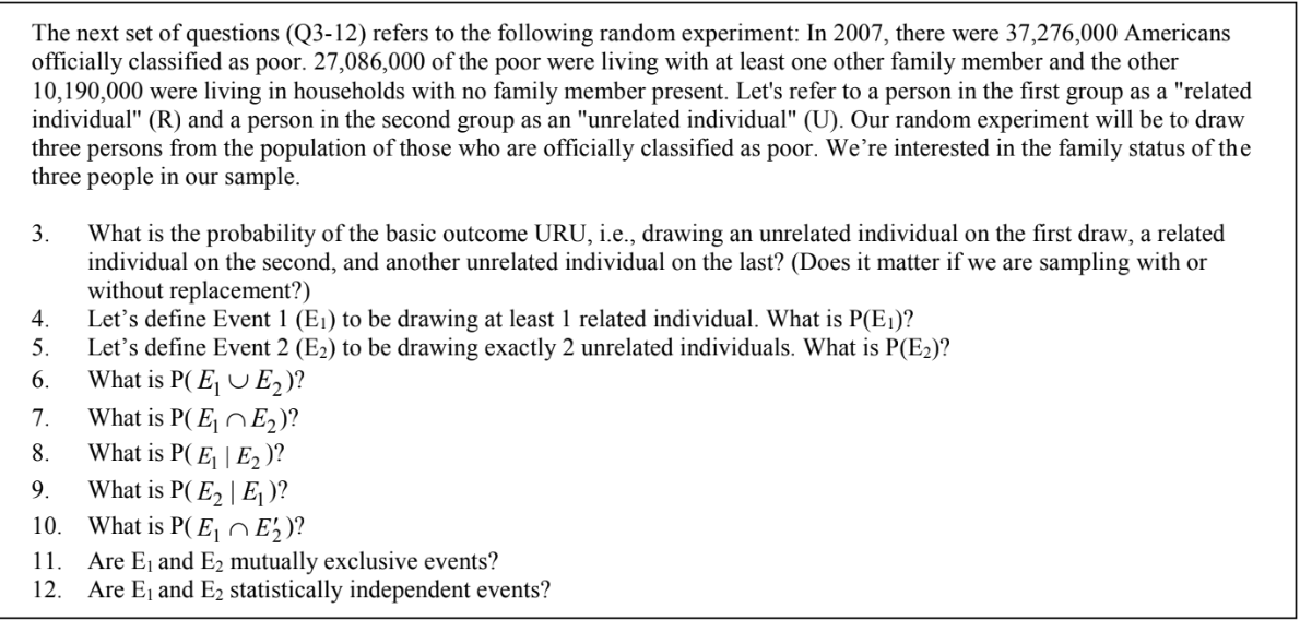 Solved The next set of questions (Q3-12) refers to the | Chegg.com