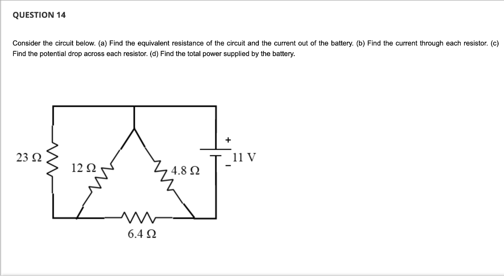 Solved Consider the circuit below. (a) Find the equivalent | Chegg.com
