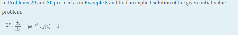 Solved In Problems 29 and 30 proceed as in Example 5 and | Chegg.com