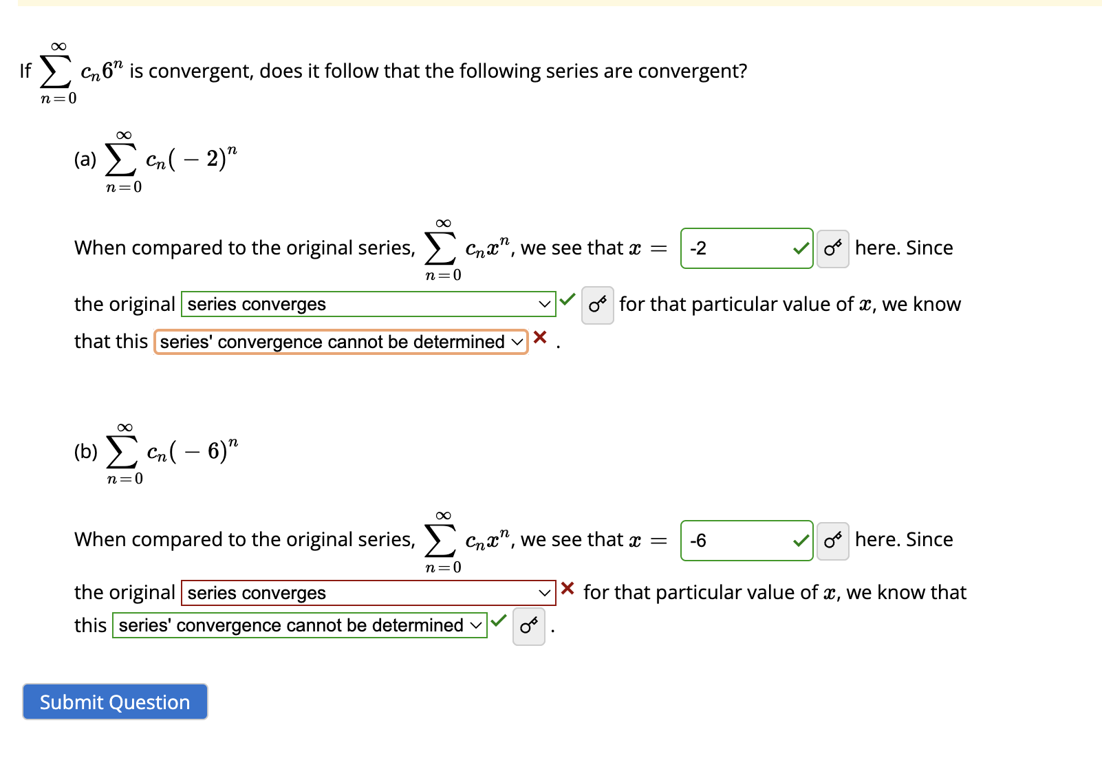 Solved If \\\\sum_(n=0)^(\\\\infty ) c_(n)6^(n) is | Chegg.com