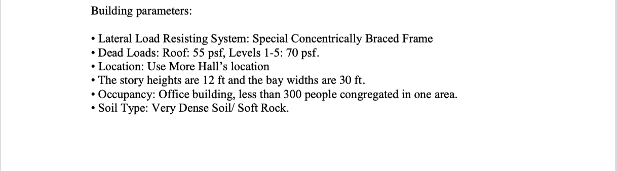 Solved Determine the design base shear for the direction of | Chegg.com