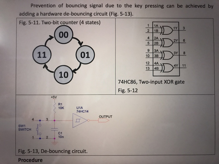 Solved Experiment 5.4: Two-bit counter Cascading simple | Chegg.com