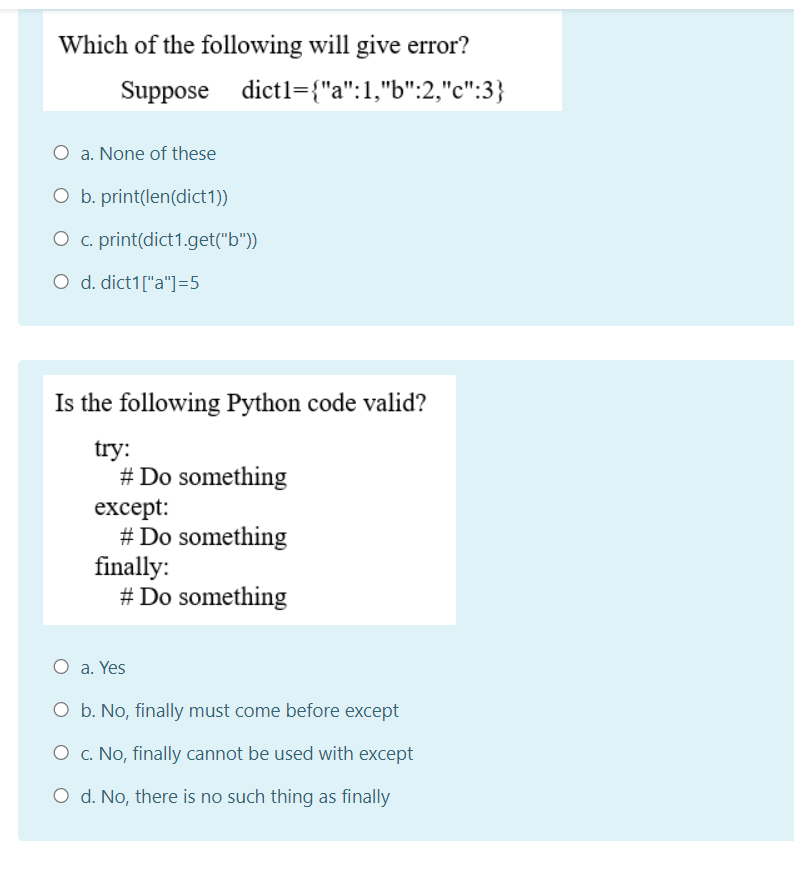 Solved Which of the following will delete key_value pair for | Chegg.com