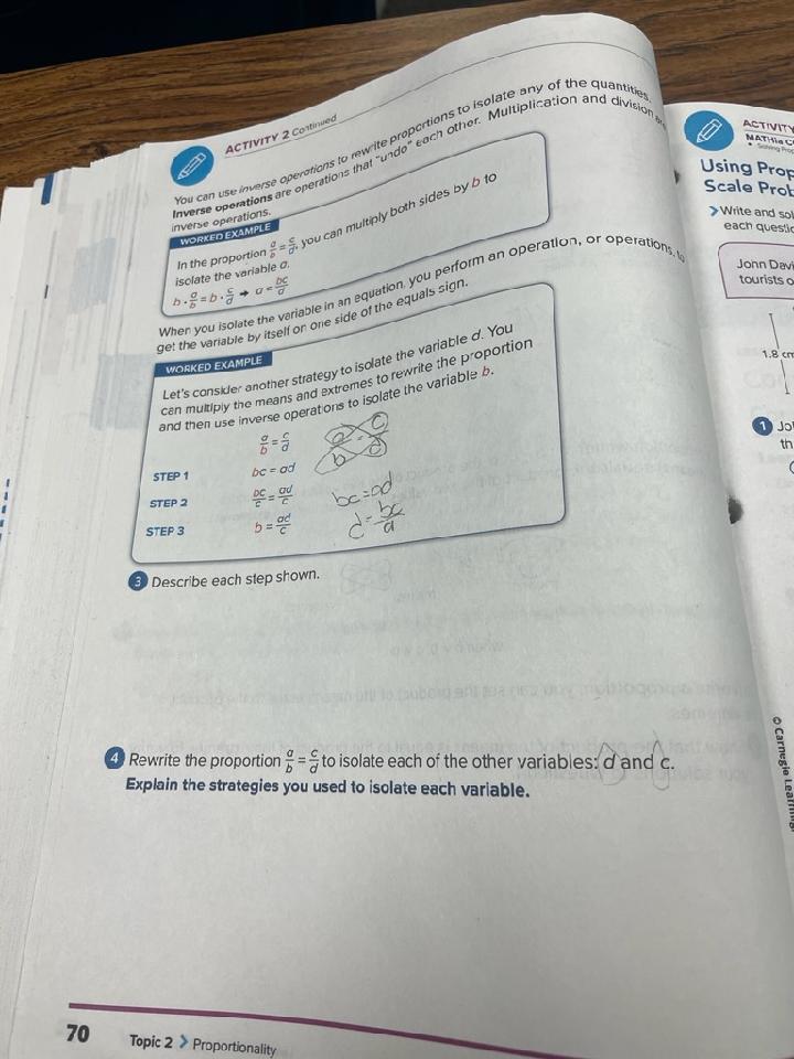 Solved Activitr 2 ﻿CortinuedQ3.Inverse operations.WORKED | Chegg.com