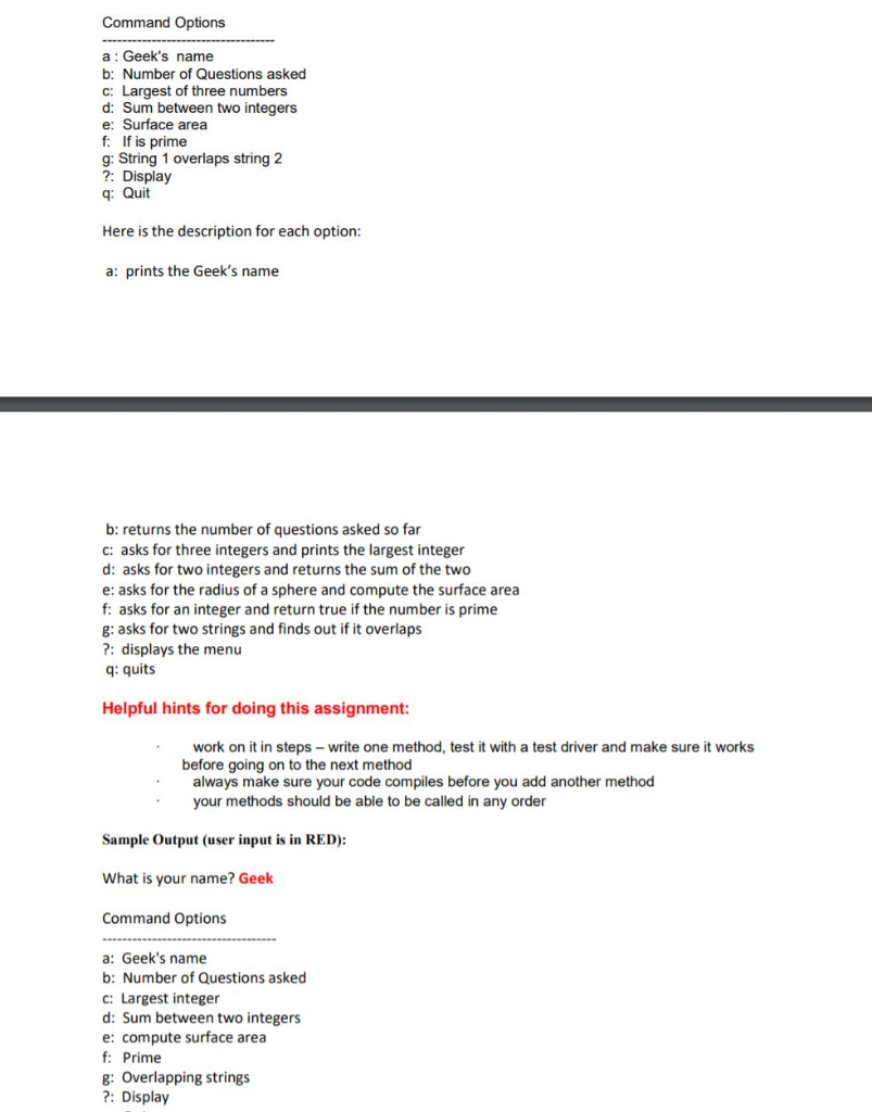 Solved ublic ь001ean overlap (String strl, String str2) | Chegg.com