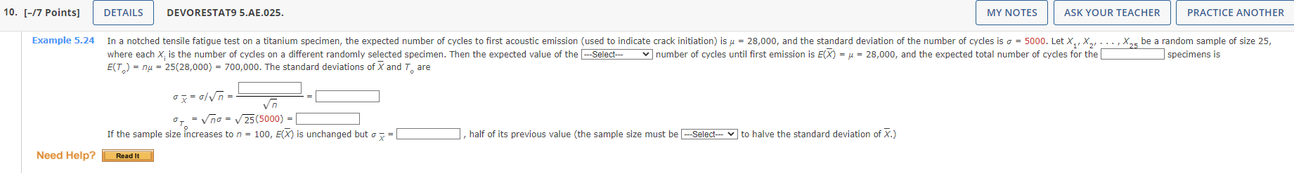 Solved where each Xi is the number of cycles on a different | Chegg.com