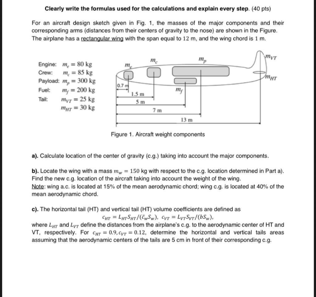 Solved Clearly write the formulas used for the calculations | Chegg.com