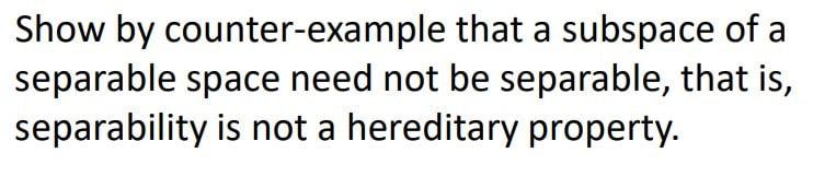 Solved Show by counter-example that a subspace of a | Chegg.com