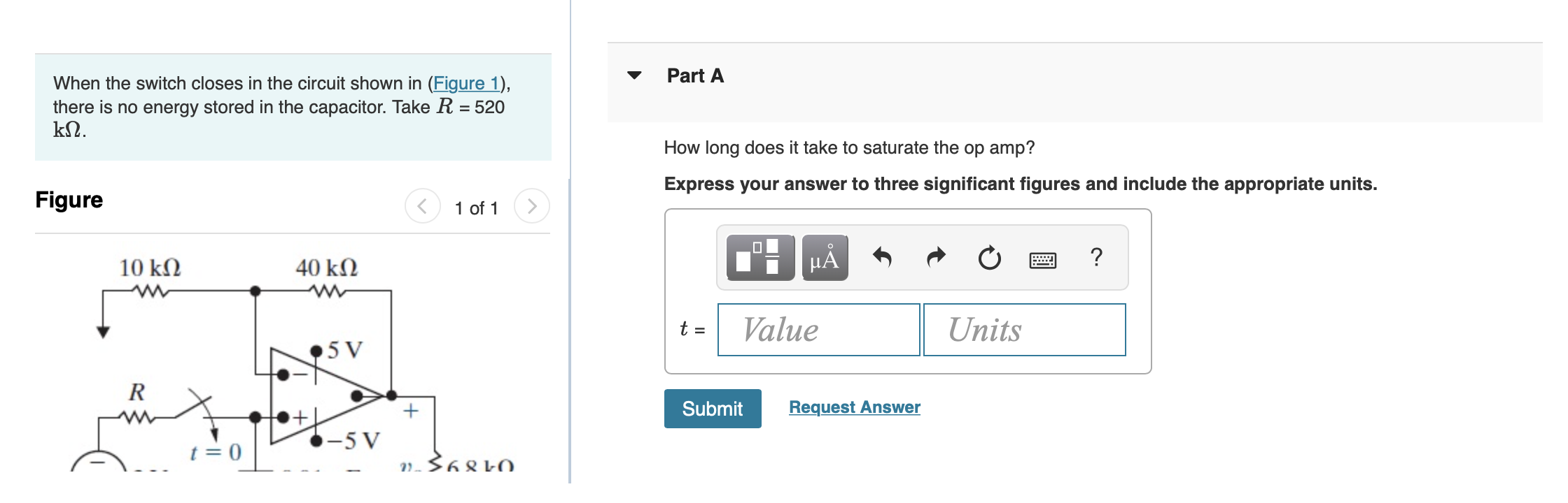 Solved When the switch closes in the circuit shown in | Chegg.com