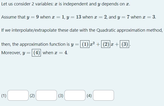 Solved Let us consider 2 variables: x is independent and y | Chegg.com