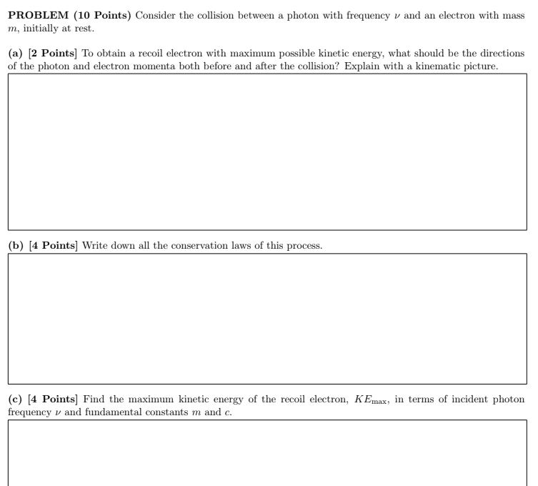 Solved PROBLEM (10 ﻿Points) ﻿Consider the collision between | Chegg.com