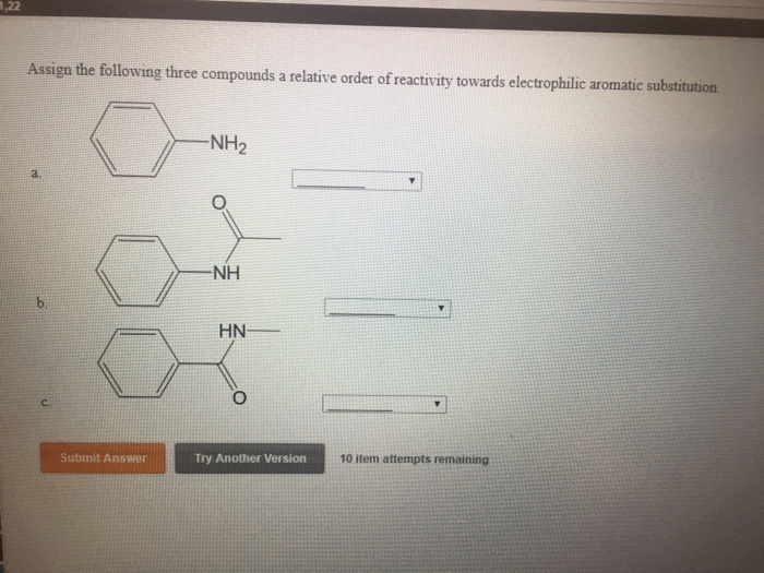 Solved 1,22 Assign the following three compounds a relative | Chegg.com Solved 1,22 Assign the following three compounds a relative | Chegg.com