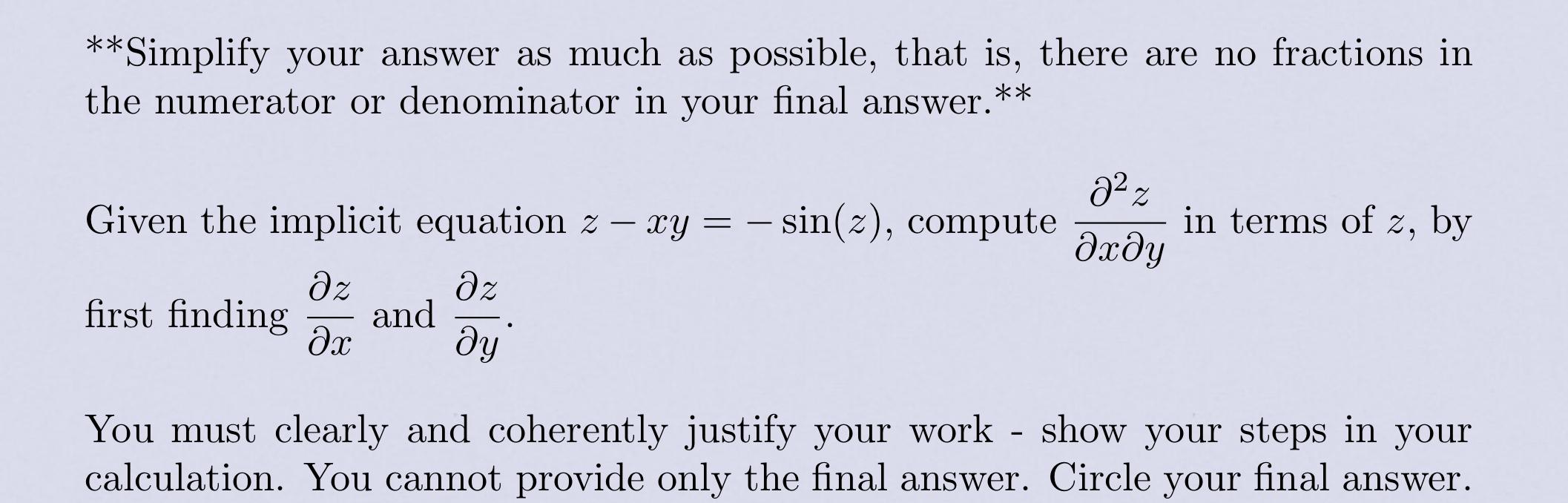 Solved ** Simplify your answer as much as possible, that is, | Chegg.com