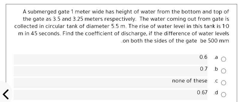 Solved A submerged gate 1 meter wide has height of water | Chegg.com