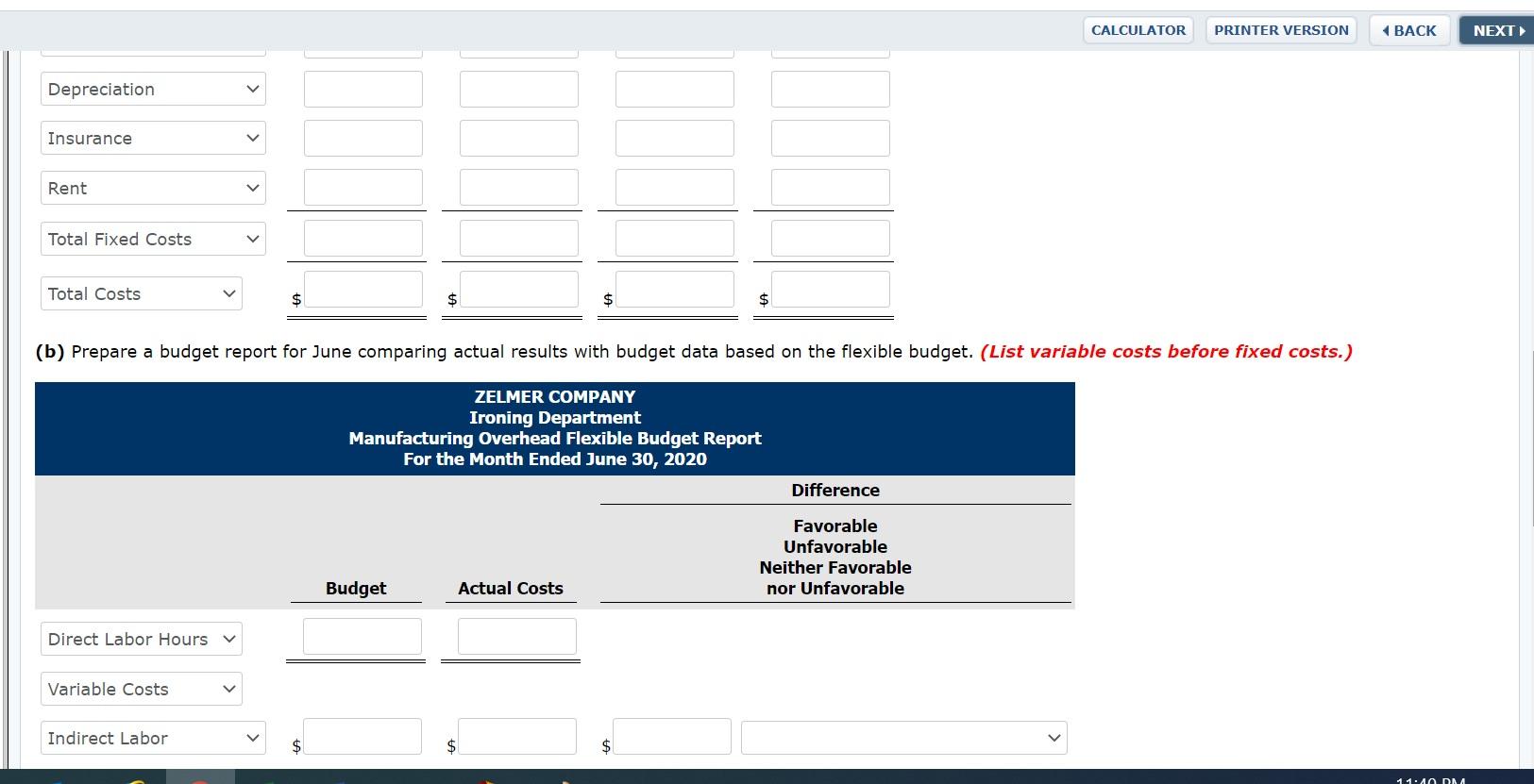 Solved CALCULATOR PRINTER VERSION BACK NEX Problem 10-2A | Chegg.com