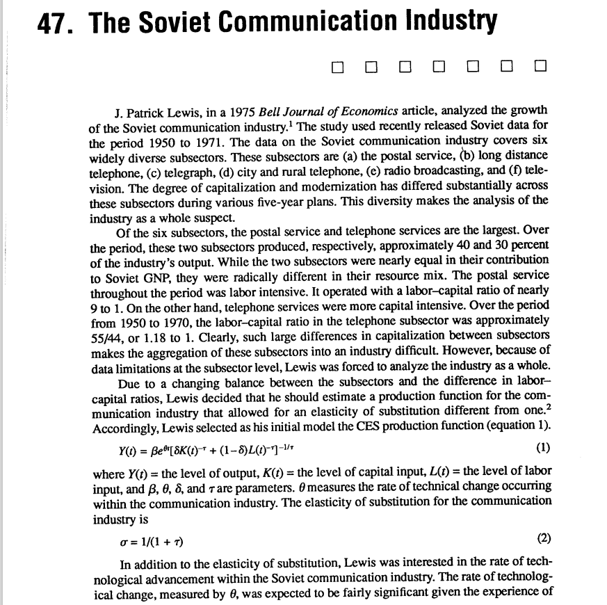47. The Soviet Communication Industry J. Patrick | Chegg.com