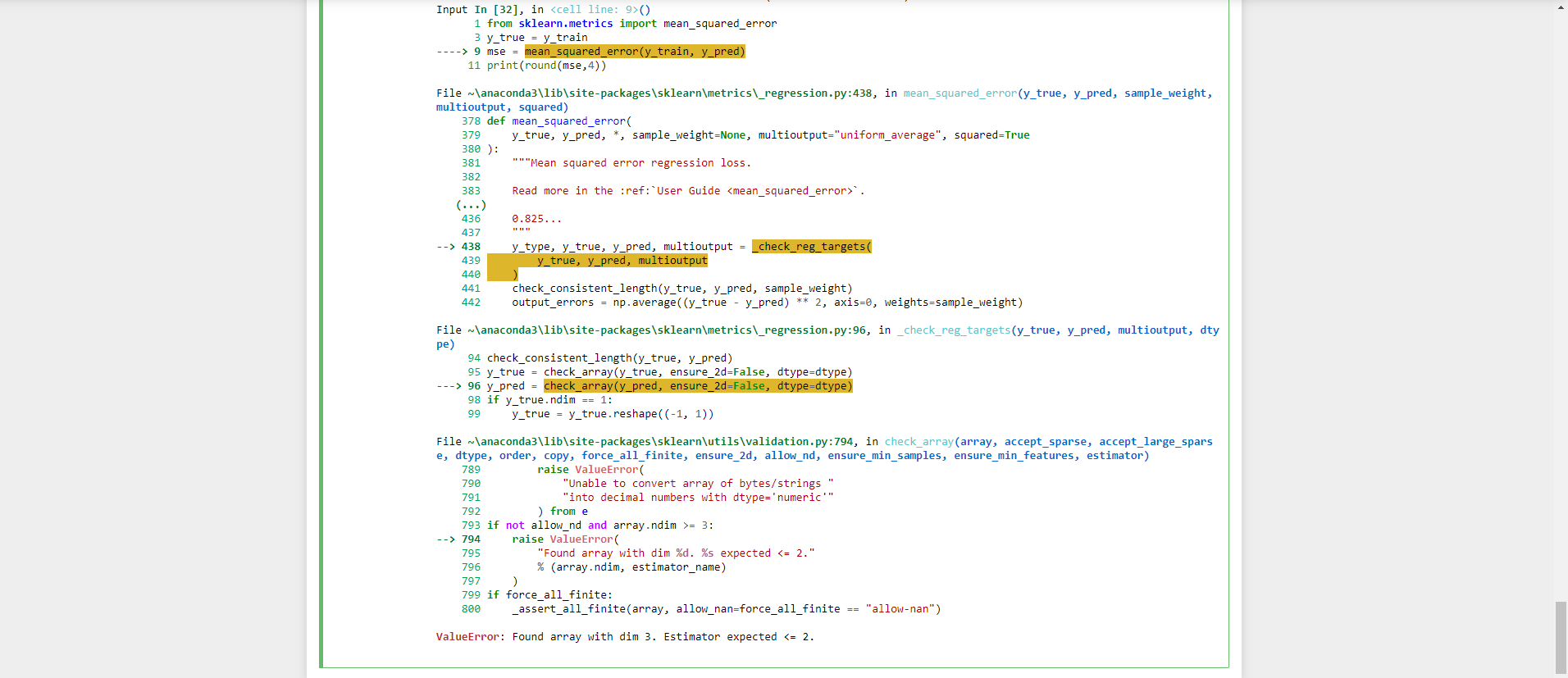 Solved Could someone help me with the Mean Squared Error? I | Chegg.com
