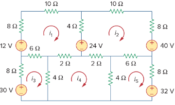 Solved Consider the following circuit.Use Mesh Analysis by | Chegg.com
