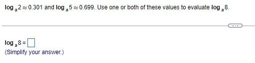 Solved log,20.301 and log 50.699. Use one or both of these | Chegg.com