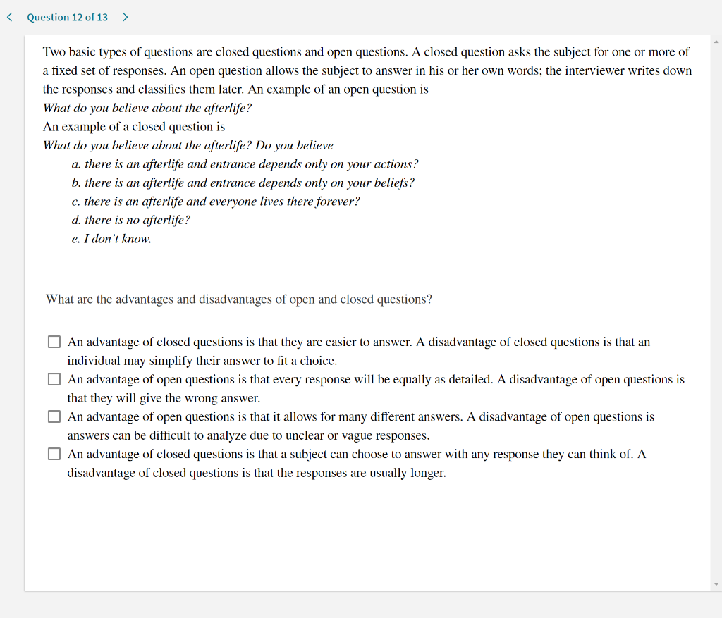Solved Two basic types of questions | Chegg.com