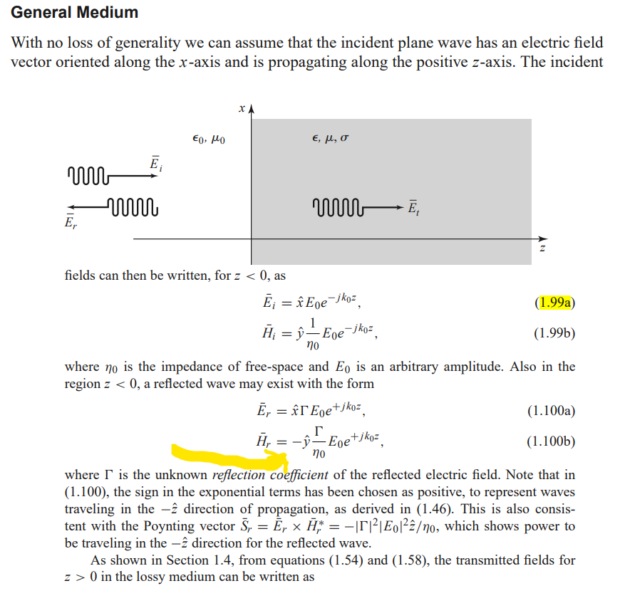Solved General Medium With no loss of generality we can | Chegg.com
