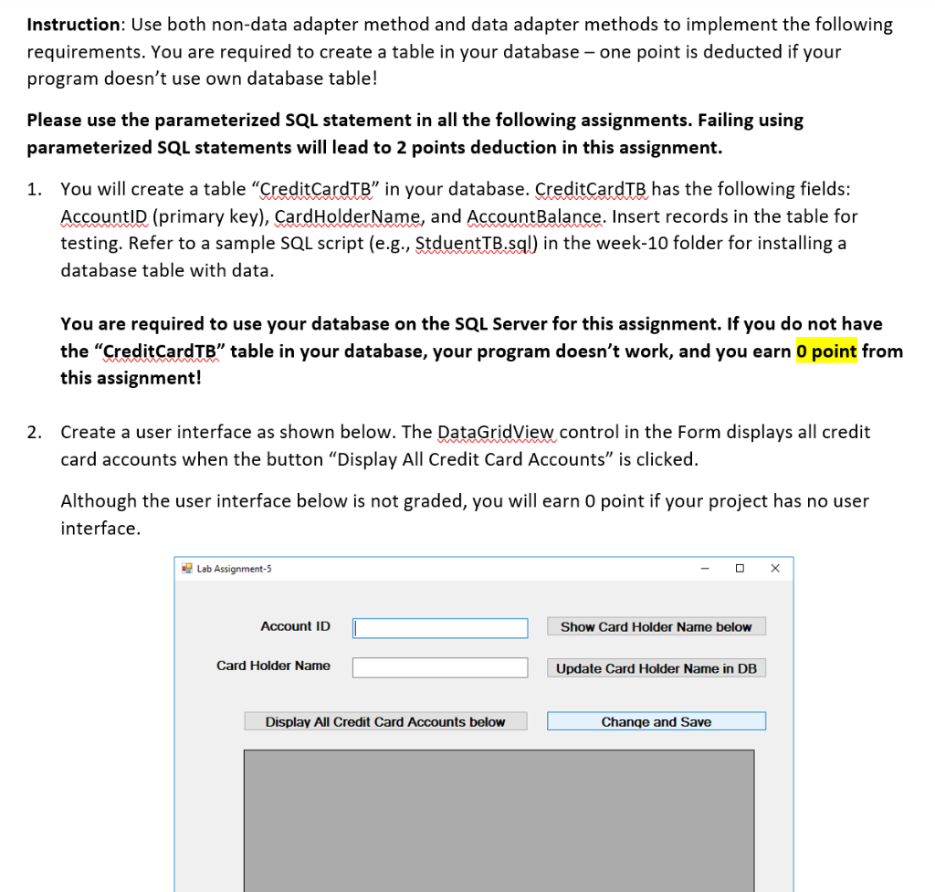 Using Visual Studios C# Windows Form Hints for | Chegg.com