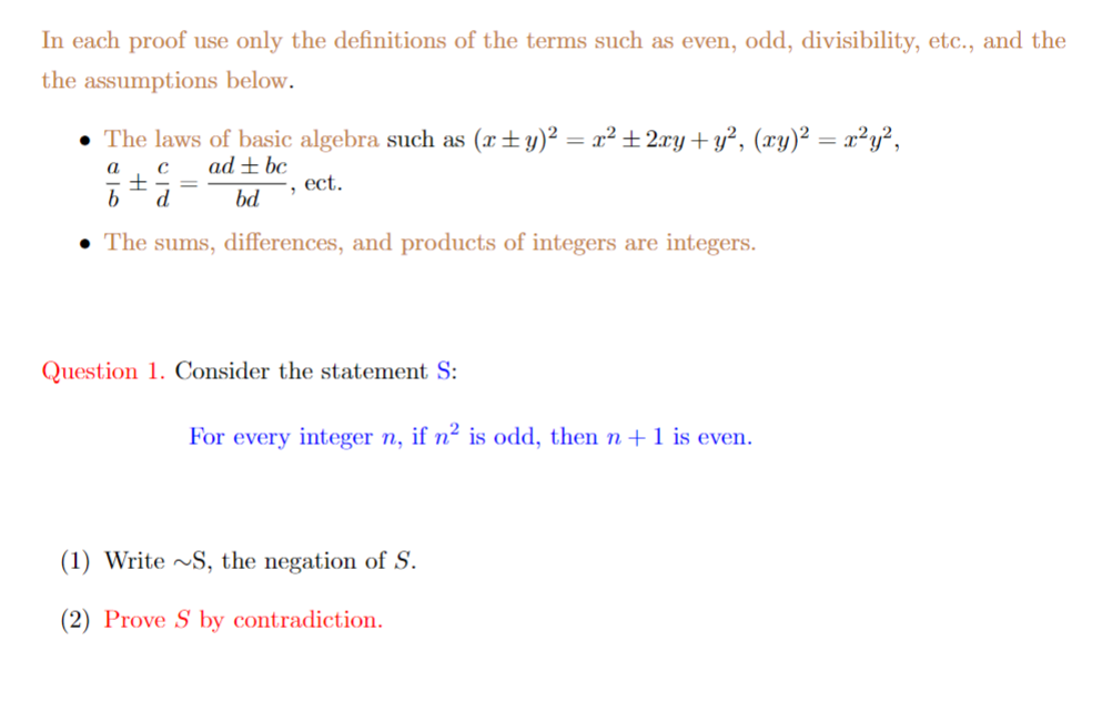 Solved In each proof use only the definitions of the terms | Chegg.com