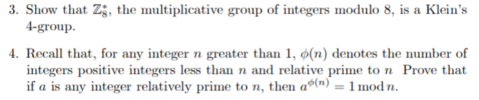 Solved 3. Show, that Z , the multiplicative group of | Chegg.com