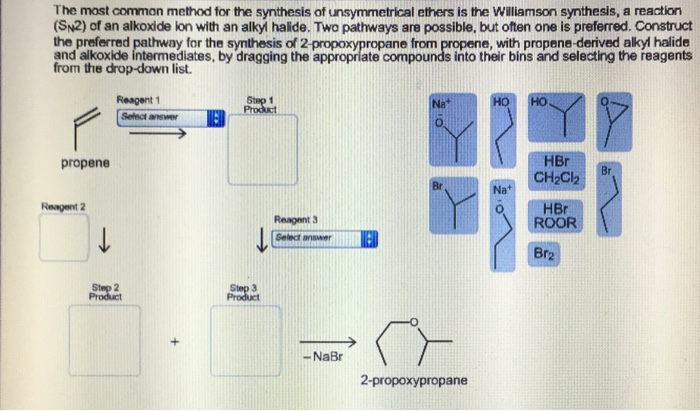 Solved The most common method for the synthesis of | Chegg.com