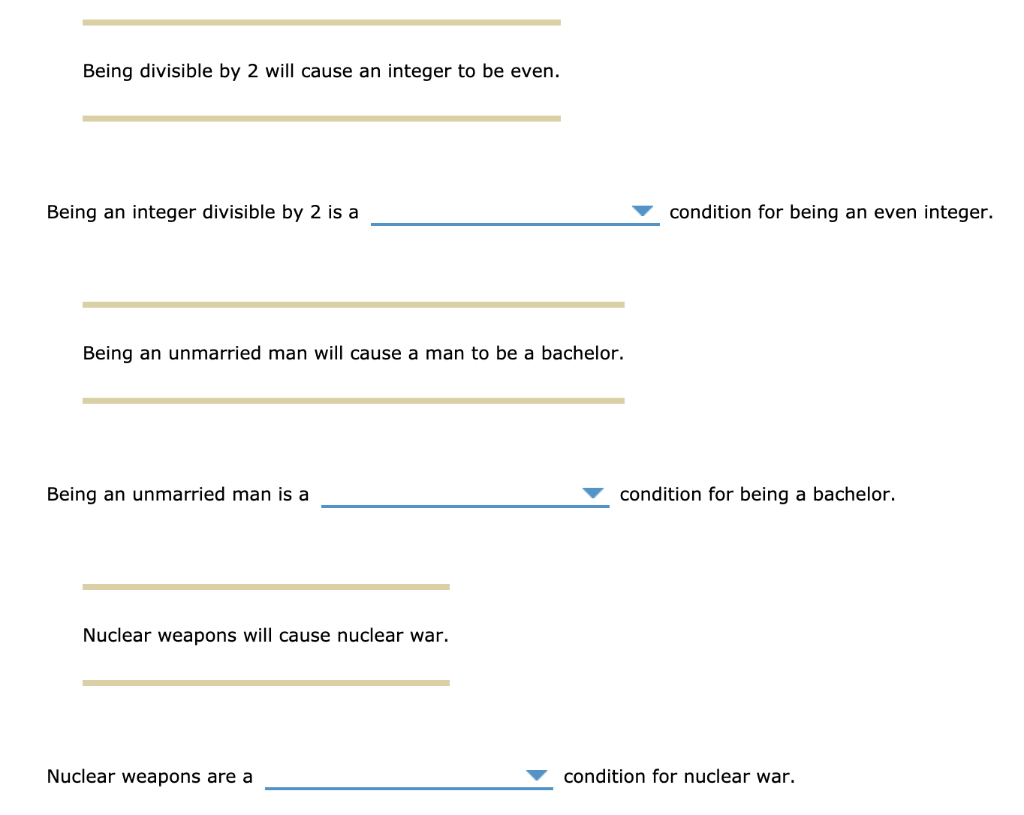 Solved Consider the following causal connections. Determine | Chegg.com