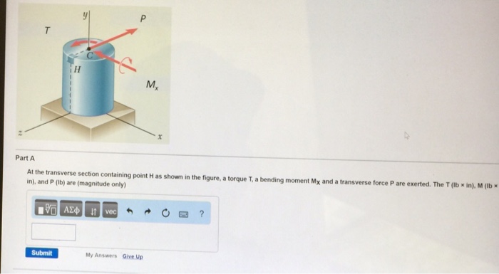 Solved Section 4 A single horizontal force P of magnitude | Chegg.com