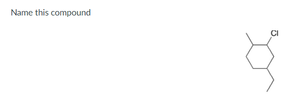 Solved Name this compound CI | Chegg.com