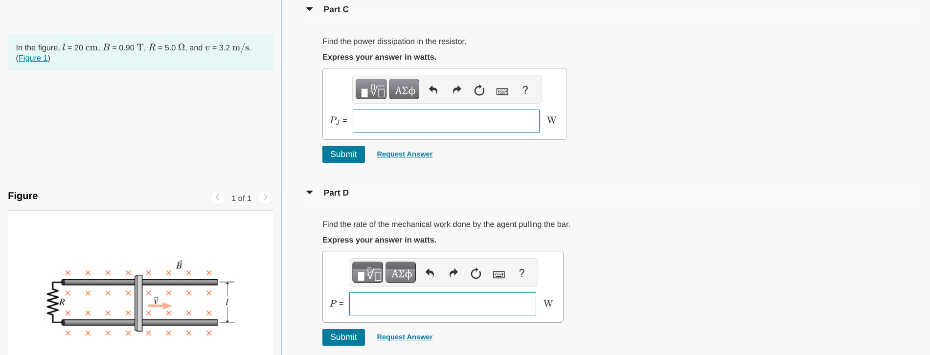 Solved Find the power dissipation in the resistor. In the | Chegg.com